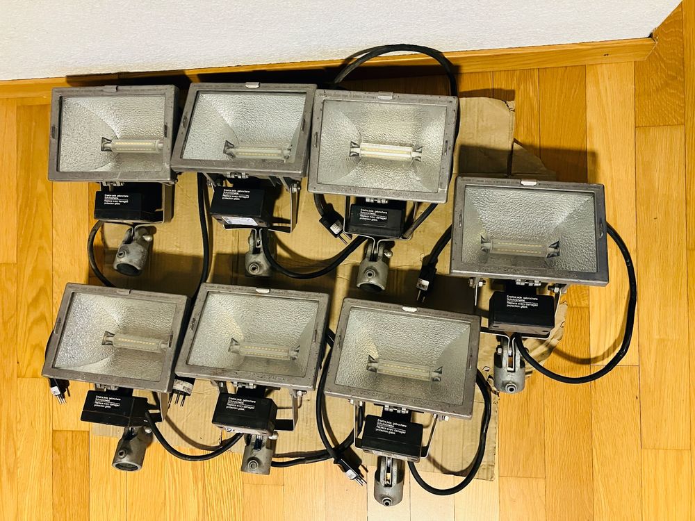 7 Stk. LED Strahler / Bau Scheinwerfer 500W Knobel Typ 18305 | Kaufen auf Ricardo