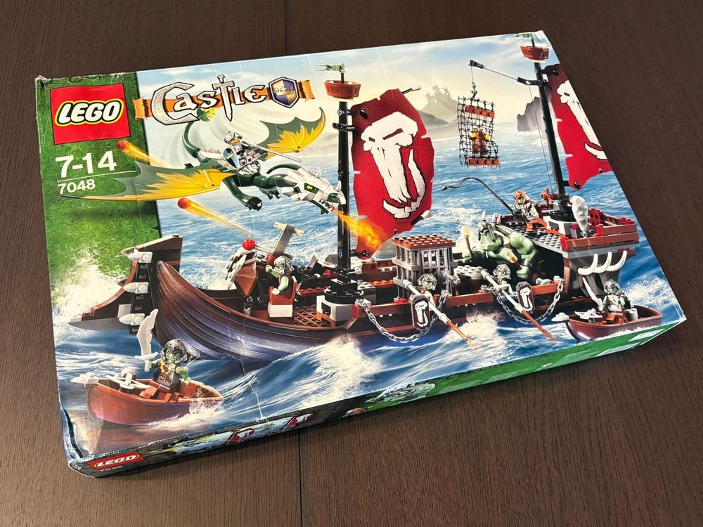 Altes rares Lego set 7048 castle troll Warship, noch neu!! (Neu und ...