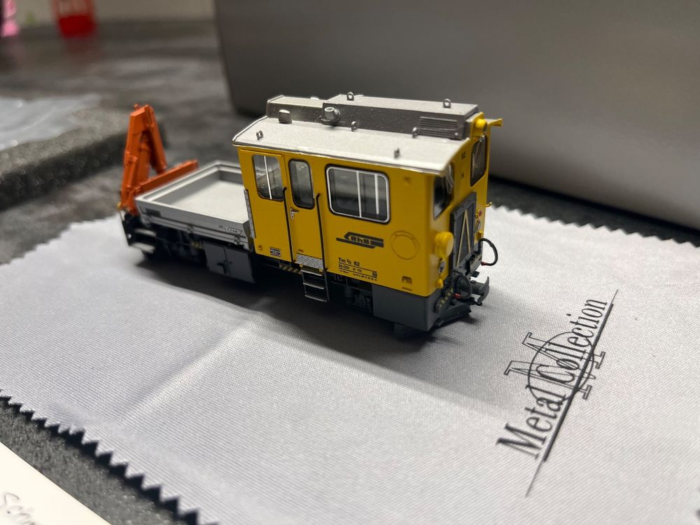 RhB Tm 2/2 82 Baudiensttrakt. BEMO Metal Collection 1278 102 (Gebraucht ...