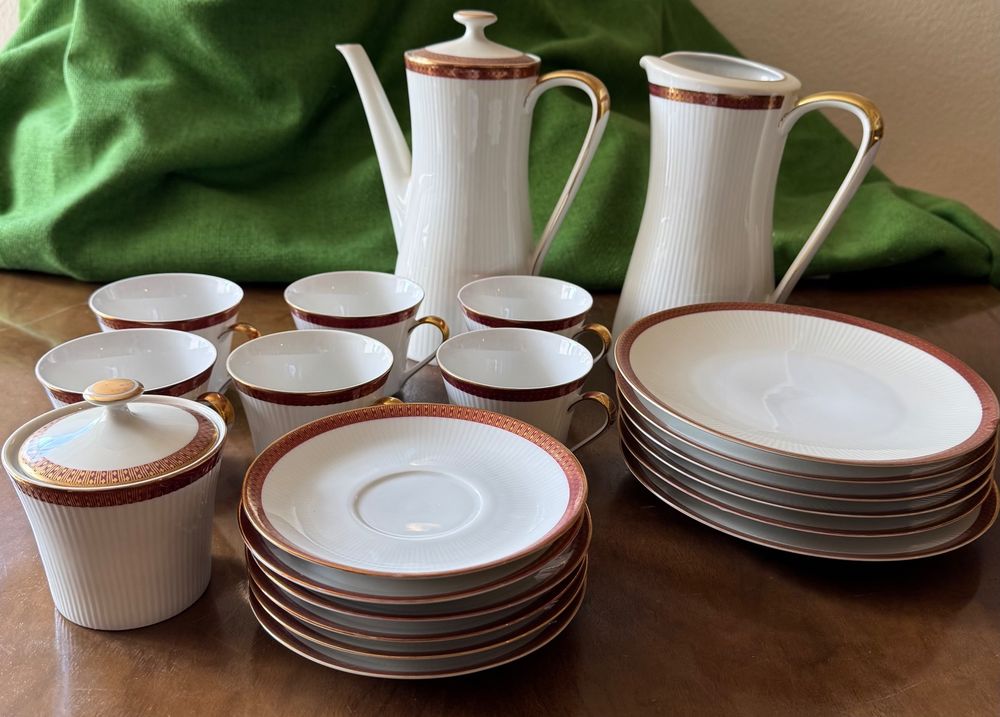 Vintage Mitterteich Bavaria Kaffeeservice, 21 Teile (Gebraucht) in Muttenz für CHF 20 – nur ...