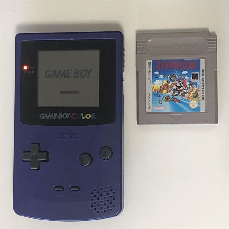 Gameboy Color Violett + Super Mario | Kaufen auf Ricardo