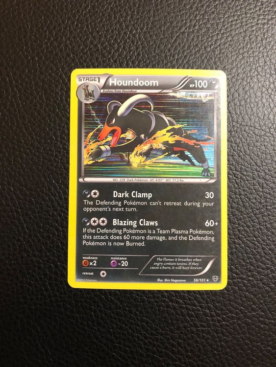 B&W Plasma Blast Houndoom Holo 56/101 Ab 1 (Gebraucht) in Paradiso für CHF 3 – mit Lieferung auf ...