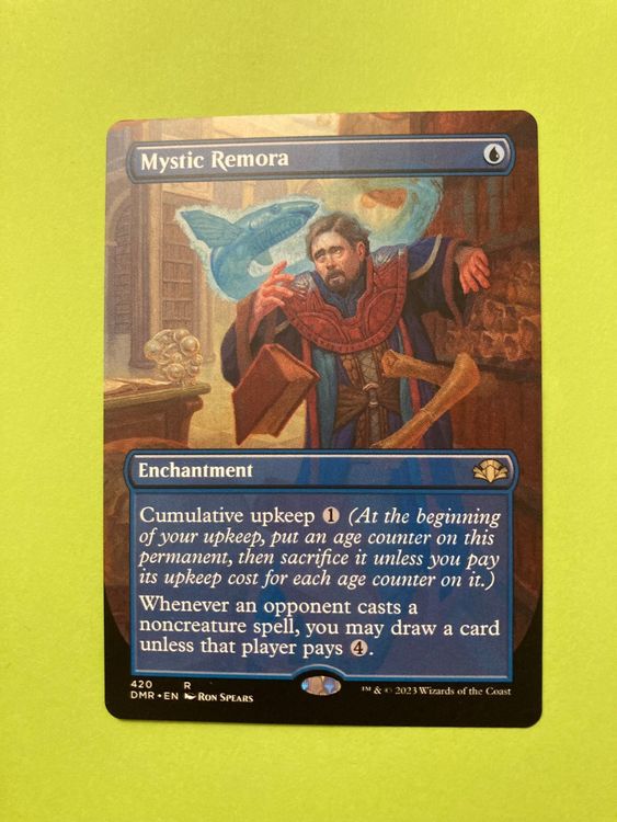 Boarderless Mystic Remora Dominaria Remastered NM | Kaufen auf Ricardo