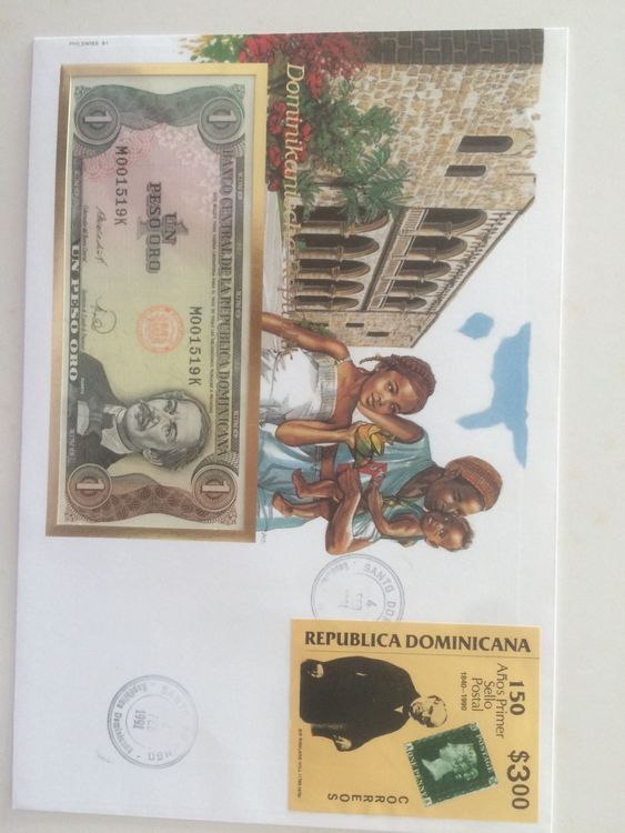Banknotenbrief Republica Domenicans (Neu und originalverpackt) in Muralto für CHF 2.25 – mit ...