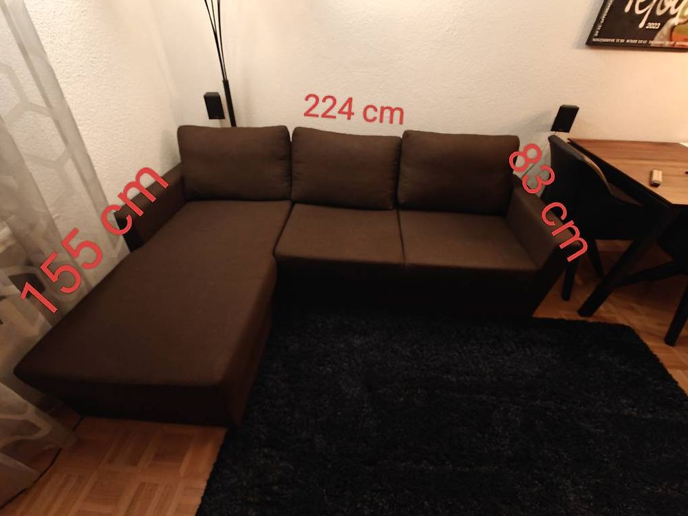 Ecksofa mit Stauraum und Gästebett (Gebraucht) in Widnau für CHF 1 – nur Abholung auf Ricardo kaufen