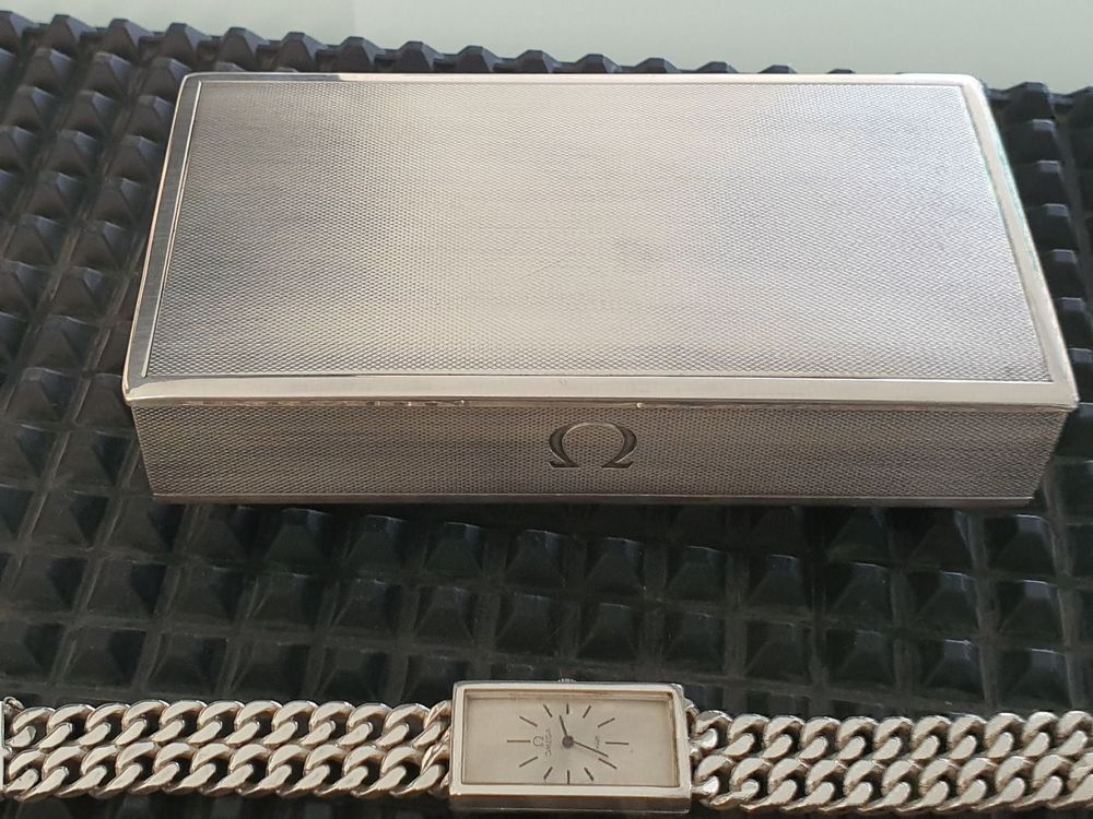 OMEGA DE VILLE Silber 925 + 50's box! | Kaufen auf Ricardo
