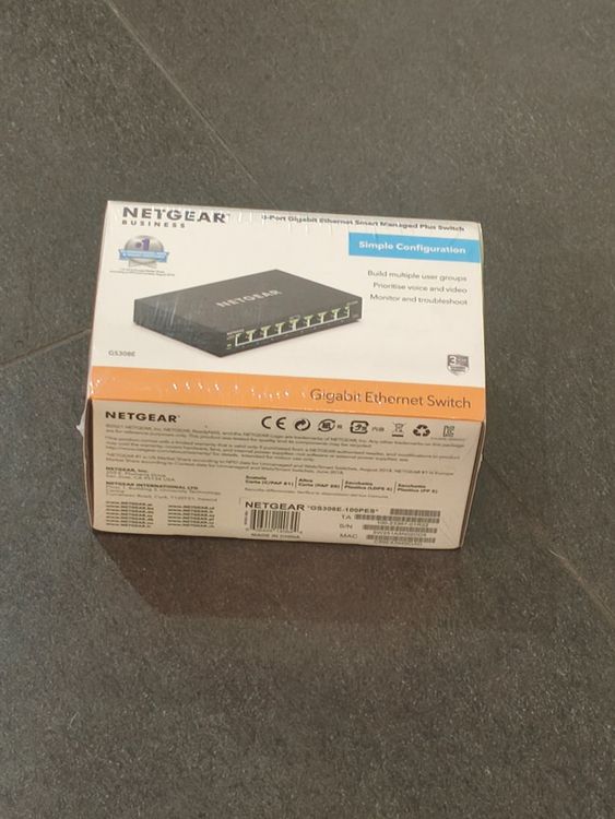 NETGEAR 300 Gigabit-Ethernet-Switch NEU (Neu (gemäss Beschreibung)) in ...