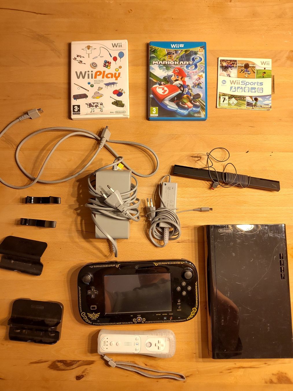 Nintendo Wii U Zelda Wind Waker Edition/ Controller/ 3 Games (Gebraucht ...