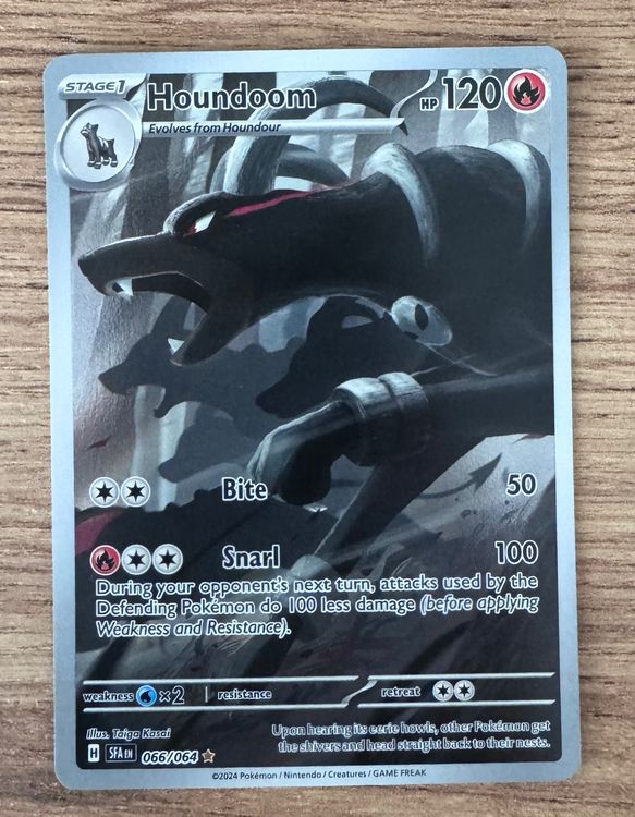 Houndoom ILLUSTRATION RARE SFA 066 Pokemon Shrouded Fable / (Neu ...