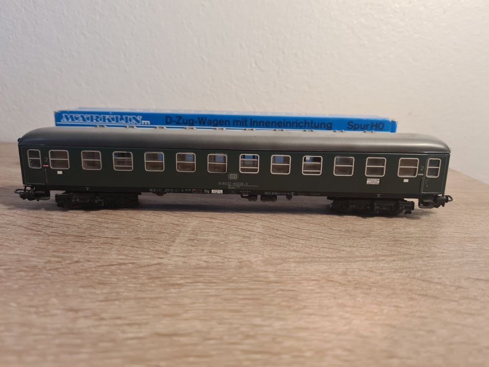Märklin 4052 D-Zug-wagen Inneneinrichtung 2.Kl DB H0 (3) (D'occasion) à ...