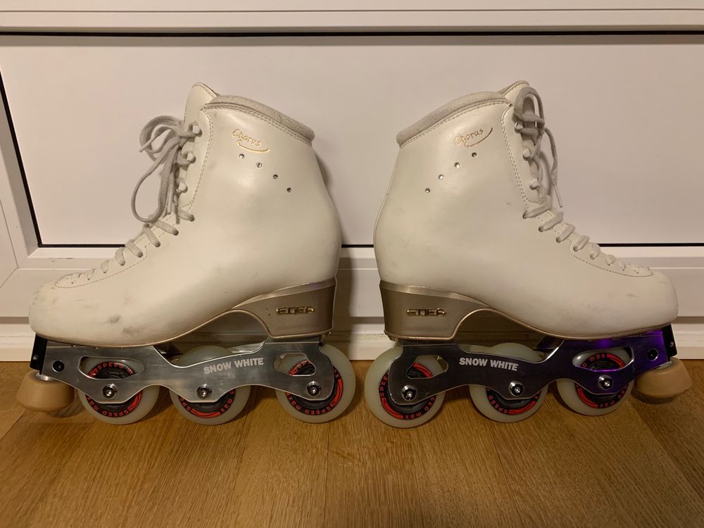 SNOW WHITE Inliner mit EDEA Chorus 265 *Gestell neuwertig* (Gebraucht) in für CHF 250 – mit ...