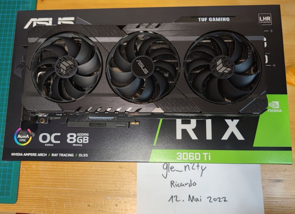 ASUS TUF RTX 3060ti LHR | Acheter sur Ricardo