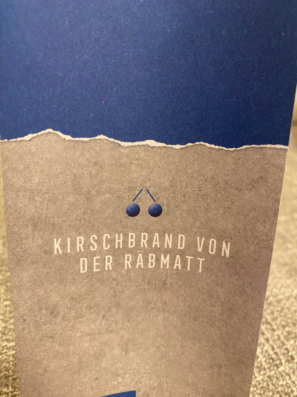 Kirschbrandt von der Räbmatt 42% vol. Kirsch (Neu und originalverpackt ...