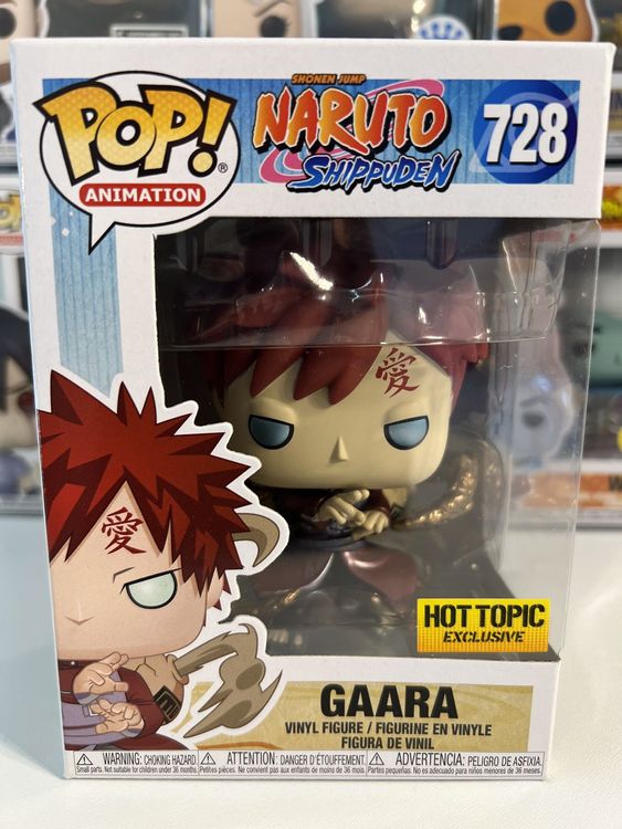 Funko POP! Animation Naruto Shippuden Gaara Métallique (Neu und ...