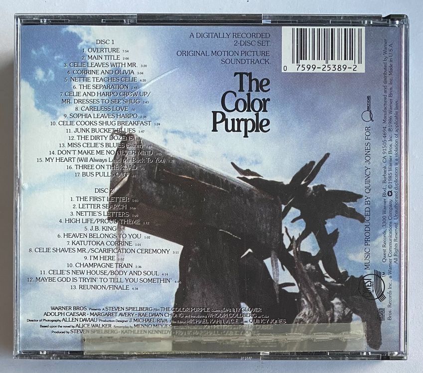 Quincy Jones THE COLOR PURPLE Soundtrack 2-CD Set (Gebraucht) in Chur ...