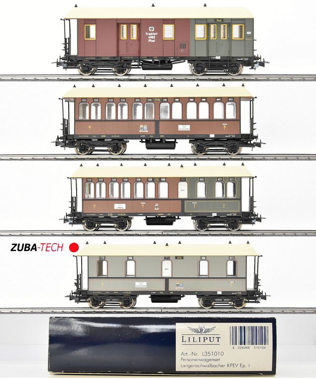 Liliput L351010 Personenwagen-Set 4-tlg KPEV H0 GS mit OVP (Gebraucht) in St. Gallen für CHF 89 ...