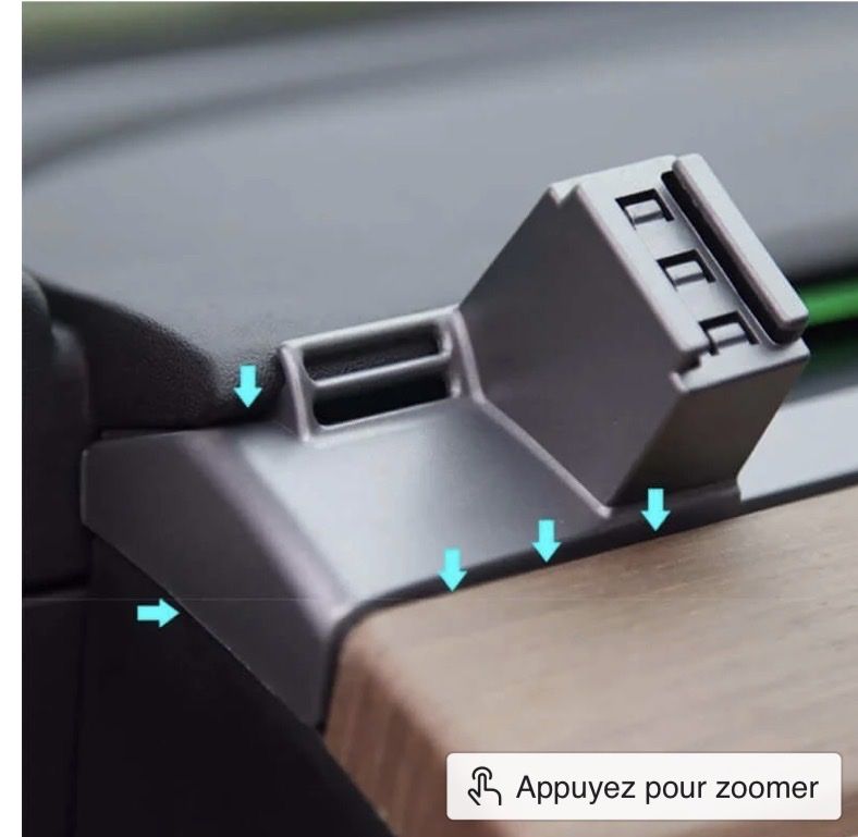 Temai support téléphone mobile pour Tesla model 3 (2019-2023 (D ...
