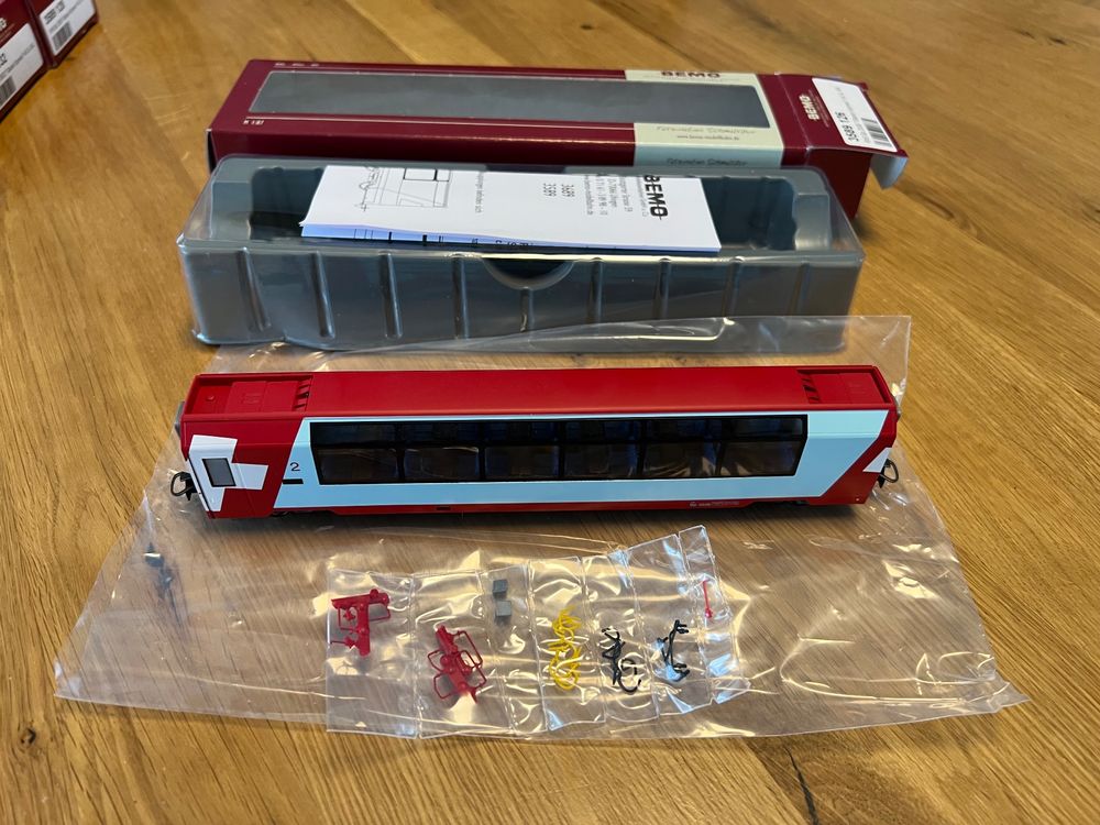 Bemo 3589 126 RhB Bp 2536 Glacier Express H0 3L-WS (Gebraucht) in St. Gallenkappel für CHF 62 ...