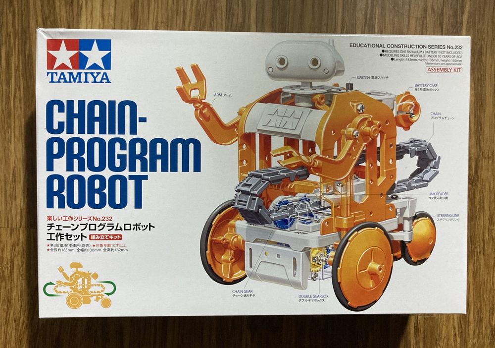 TAMIYA 70232 ROBO Model Craft Mechanical Chain-Program Robot (Neu und ...