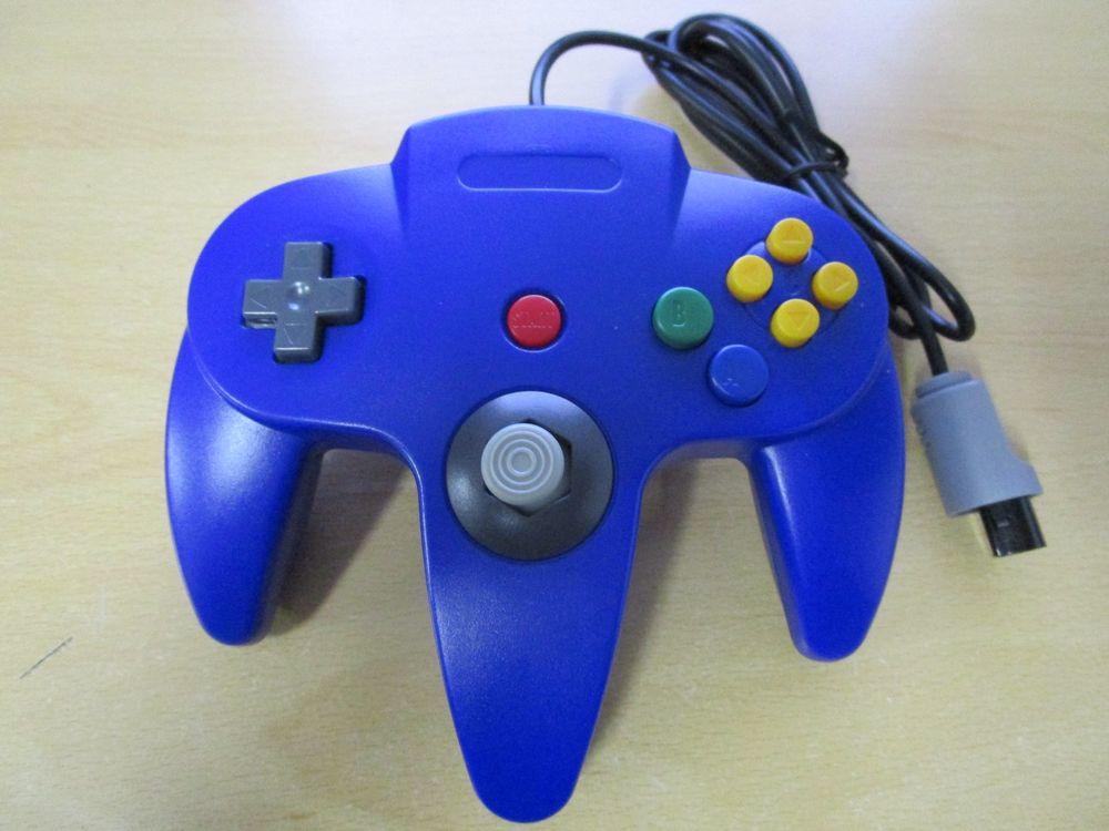 Nintendo 64 Controller - Farbe blau - Neuware N64 Pad Joypad (Neu ...