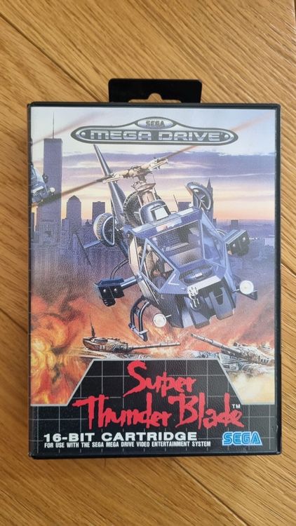 Mega Drive Super Thunder Blade OVP PAL Sega Rarität Klassike | Kaufen ...
