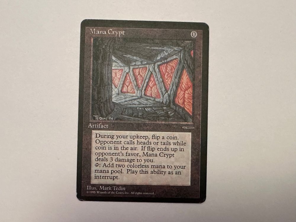 Magic: The Gathering, Mana Crypt, NM (Neu (gemäss Beschreibung)) in ...