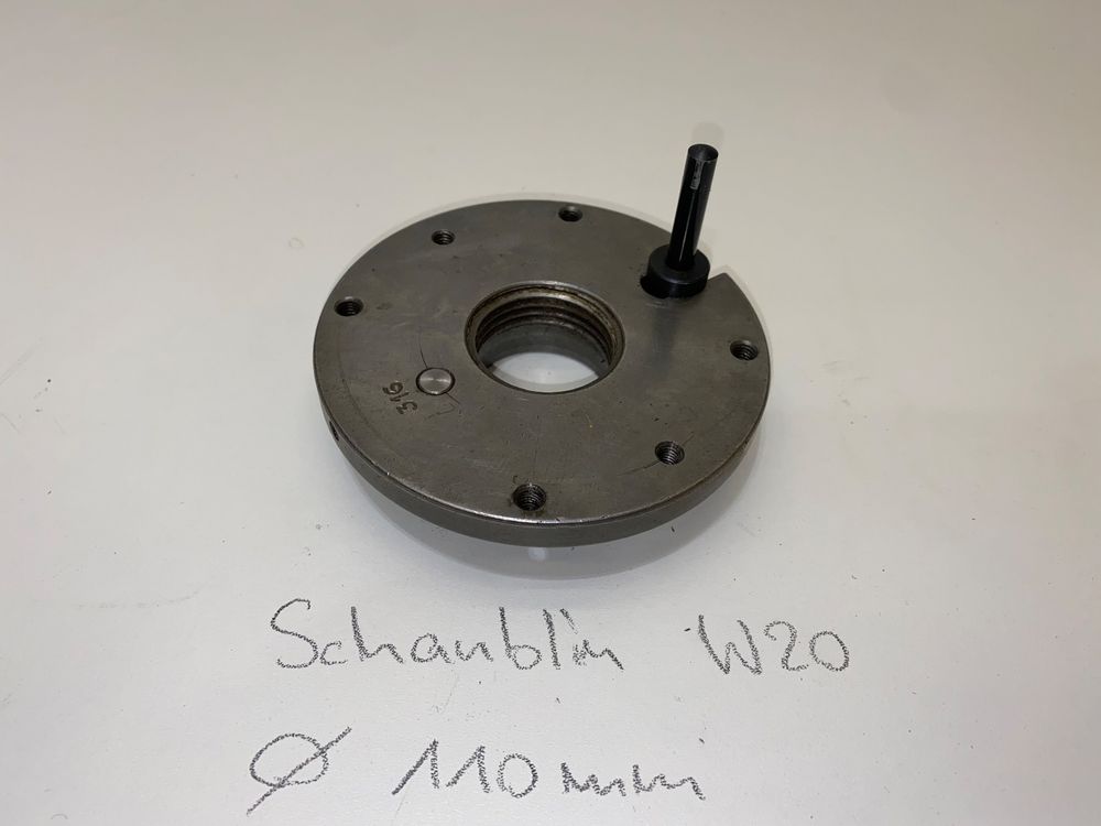 Schaublin 102 W20 Mitnehmerscheibe Futterflansch (Gebraucht) in Boswil für CHF 100 – mit ...