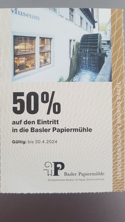 Papiermühle Basel (Neu (gemäss Beschreibung)) in Therwil für CHF 1 – mit Lieferung auf Ricardo ...