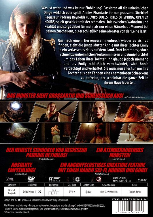 Dark Light (2019) Gory Sci-Fi-Horror Creature Feature - DVD (Neu ...