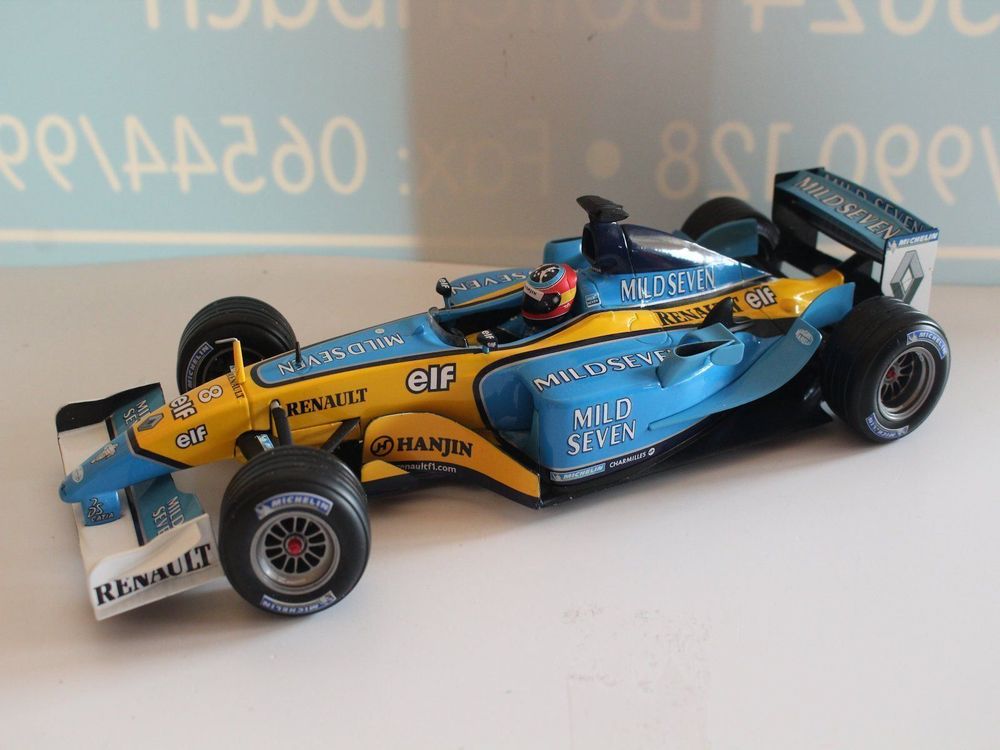 Renault R23 F1 Fernando Alonso Mit Mild Seven Decals 1:18 (Neu und ...