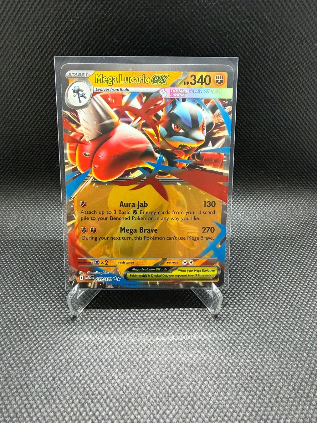 Pokemon Mega Evolutions Mega Lucario ex 077/132 (Gebraucht) in Horn für ...