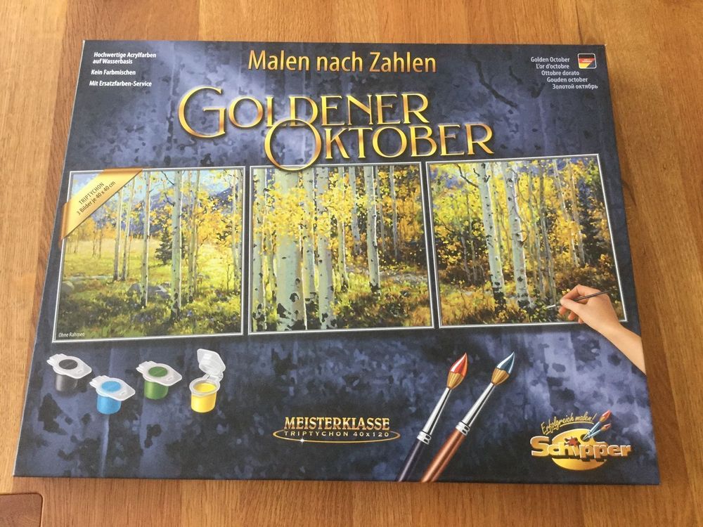 Malen nach Zahlen/ Goldener Oktober | Kaufen auf Ricardo