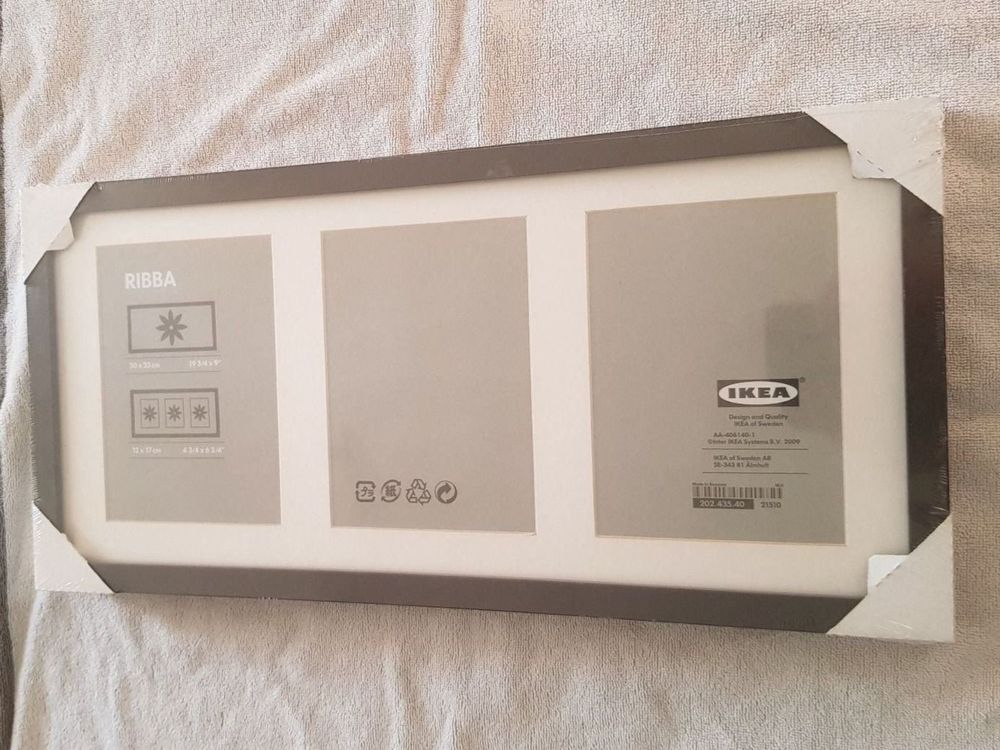 Bilderrahmen IKEA RIBBA anthrazit/grau (Neu und originalverpackt) in ...