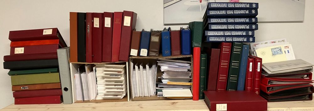 Grossposten Ordner / lose Ware: FDC / UNO / Erstflüge etc. (Gebraucht ...