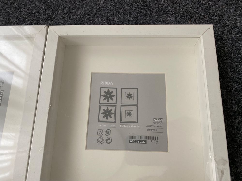 3x Ikea Bilderrahmen Ribba 25x25 cm originalverpackt | Kaufen auf Ricardo
