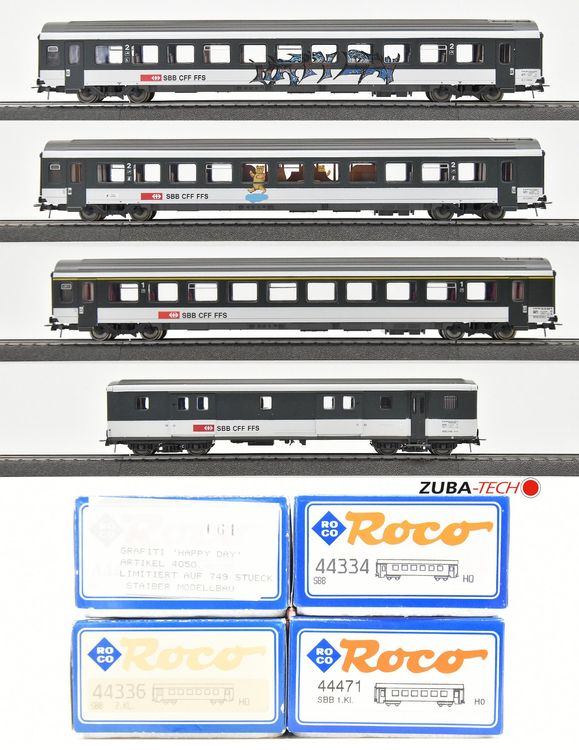 Roco 4x EW IV/I Personenwagen der SBB, H0 GS mit OVP | Kaufen auf Ricardo