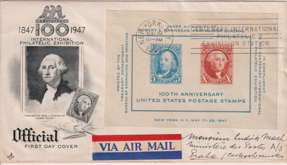 USA FDC 1947 mit Block (Gebraucht) in Eschlikon TG für CHF 7 – mit ...