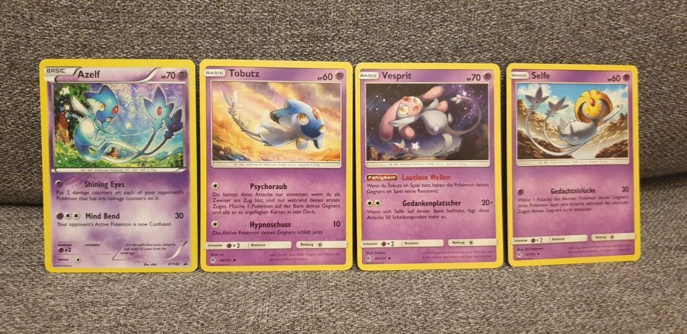 4x Lake Trio Legendary Pokemon Karten (Neu (gemäss Beschreibung)) in ...