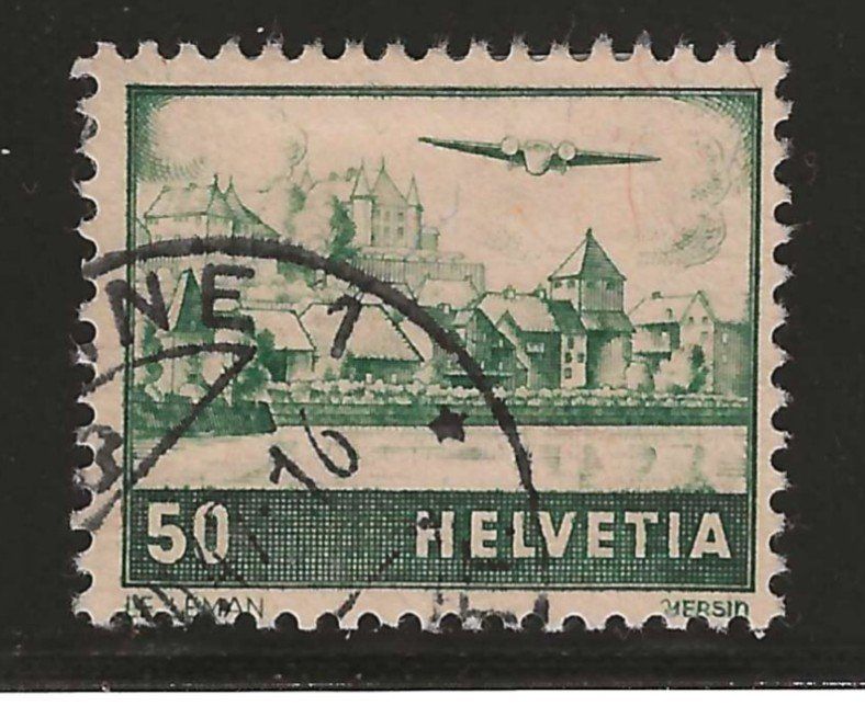1941 : Flugpost Abart F29.PA "weisses Dach" (Gebraucht) in Gümligen für CHF 5 – mit Lieferung ...
