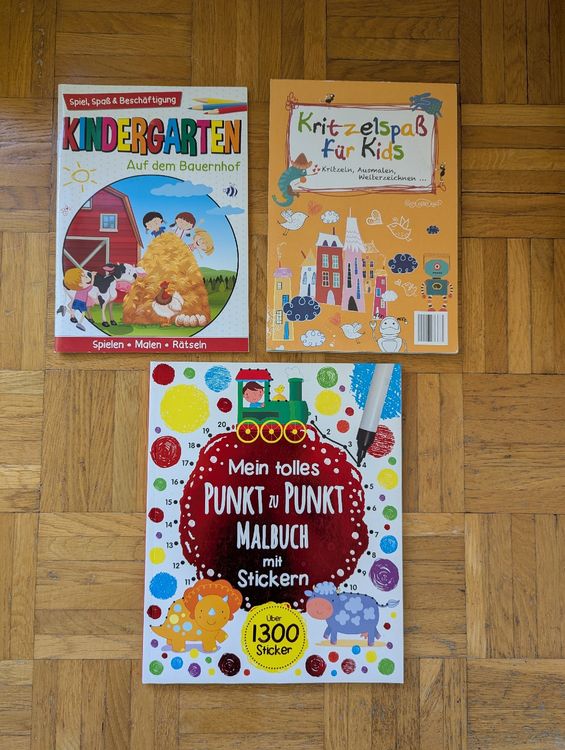Bücher Kindergarten,Kritzelspass,Malen, von Punkt zu Punkt (Neu (gemäss ...