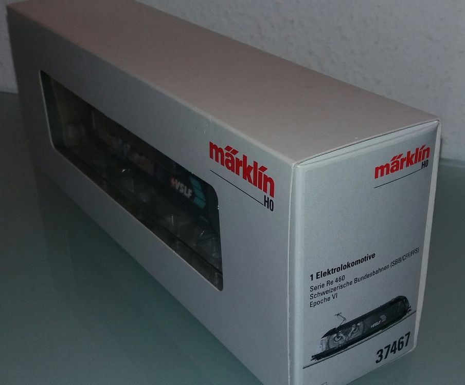 Märklin 37467 - E-Lok Re 460 - VSLF - Eule - mfx/dig./sound (Gebraucht ...
