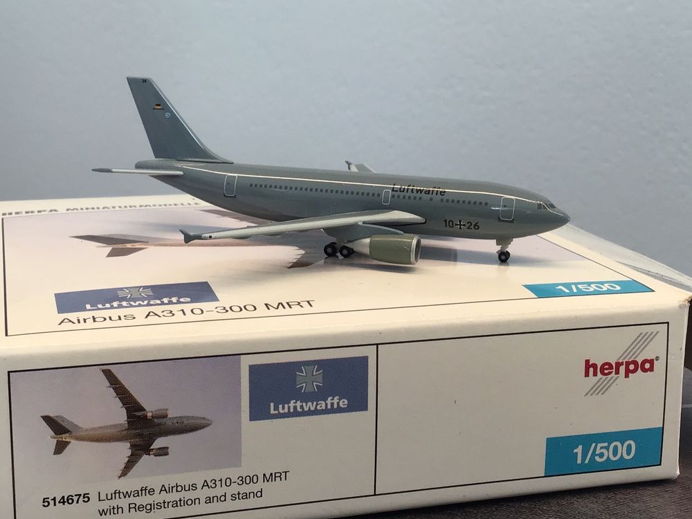 Herpa Airbus A310-300 MRT Luftwaffe 1:500 (Neu (gemäss Beschreibung)) in Männedorf für CHF 14 ...