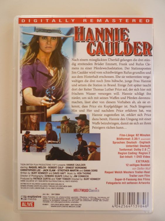 Hannie Caulder Klassiker 1971 Raquel Welch, Christopher Lee | Kaufen ...