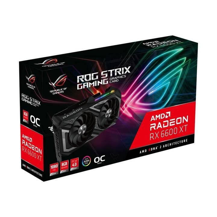 AMD ASUS ROG-STRIX-RX6600XT-O8G-GAMING OC, RX 6600 XT | Kaufen auf Ricardo