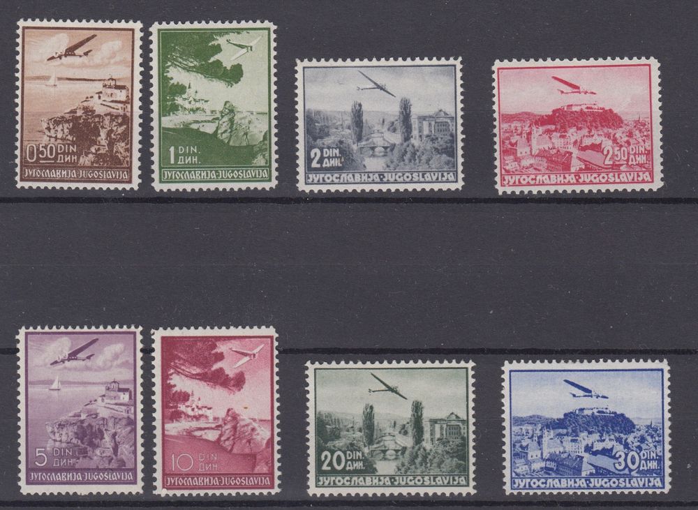 JUGOSLAWIEN 1937 FLUGPOST FLUGZEUGE AIR MAIL ** (Neu (gemäss Beschreibung)) in Erlach für CHF 6 ...