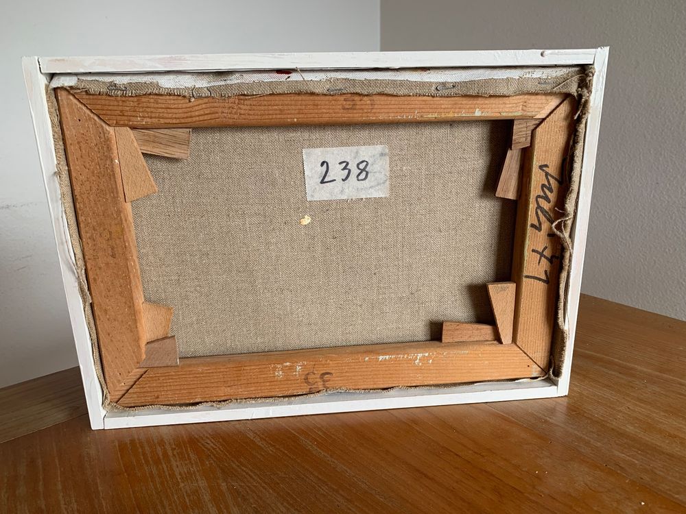 Original CH Walter Mafli Öl auf Leinwand 1971 | Kaufen auf Ricardo