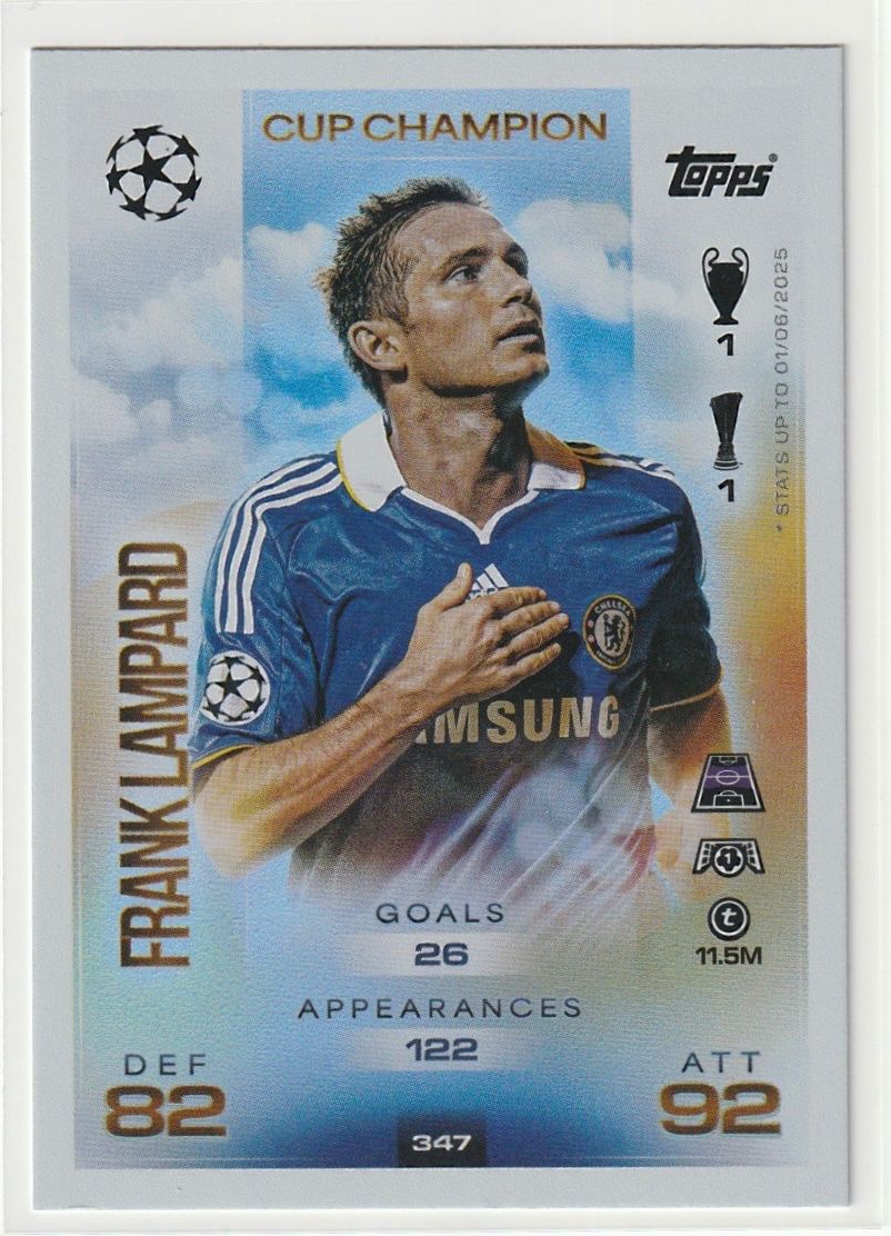 Topps Match Attax CL 25/26 Frank Lampard Cup Champion (Neu (gemäss ...