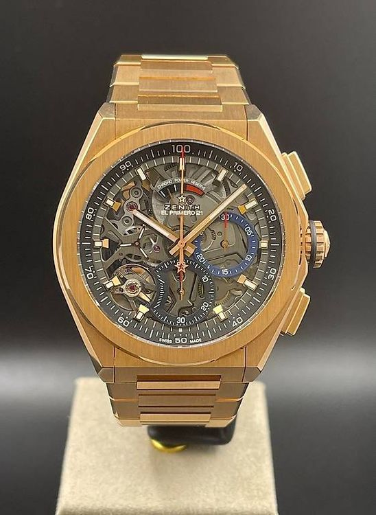 Zenith Defy El Primero 21 Skeleton Rose Gold 18Kt Full Set (Gebraucht ...