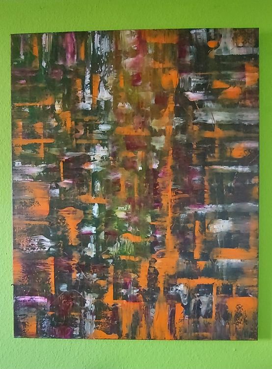 Gemälde, moderne Kunst, Unikat von mir selbstgemalt 90×100 | Kaufen auf Ricardo