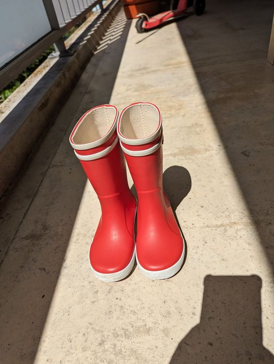 Bottes de pluie enfant rouges T.25 | Kaufen auf Ricardo